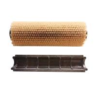 China Industrial Nylon Roller Cleaning Brush for Fruit and Vegetable Processing 100mm for sale