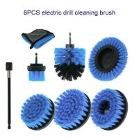 China Electric Drill Cleaning Brush Set 6 Piece with Nylon Bristles for Car Detailing for sale