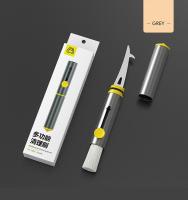China Multi-Function Cleaning Brush ABS PC Alloy Retractable Design for Car Air Outlet Keyboard Dust Removal for sale