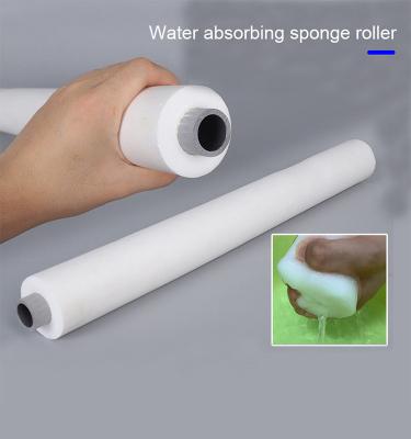 Cina PVA Spugna di schiuma assorbente Spugna rotolo di vetro macchina di pulizia Spugna rotolo spazzola in vendita