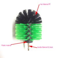 China 4cm Nylon Electric Drill Cleaning Brush Durable PP Handle for Industrial Cleaning for sale