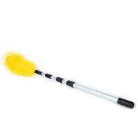 China Telescopic Gutter Cleaning Brush with Aluminum Pole for Household Dust Removal for sale