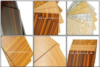 Cina Pettorale pubblicitario di alluminio resistente agli urti di finitura di legno di materiale composito del metallo in vendita