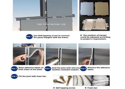 Cina Gli strati decorativi di alluminio resistenti all'acido, PVDF hanno ricoperto lo strato di alluminio di 2mm in vendita