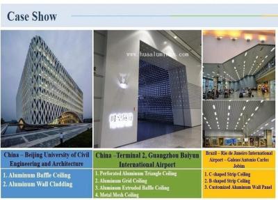 Cina Anti pannello solido di alluminio decorativo del graffio 1.22m all'aperto in vendita