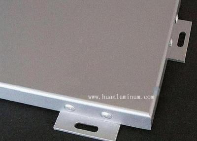 Cina Abrasione solida di alluminio del pannello dell'argento 1220*2440mm della facciata resistente in vendita