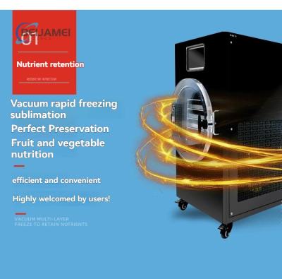 China Multifunctional Automatic Vacuum Freeze Dryer Efficient Drying Equipment For Pet Snacks Cordyceps And Fruits for sale
