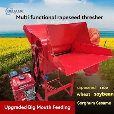China Small Home Use Rice Threshing Machine High Efficiency Multifunctional Grain Thresher For Various Crops for sale