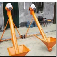 China Household Breeding Corn Grain Suction Machine Screw Feeder Elevator With Galvanized Pipe for sale