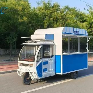 China Mobile Snack Cart Mobile Food Cart Providing Maximum Load Capacity 9 Kilograms Great for Breakfast Cart and Outdoor Food Service for sale
