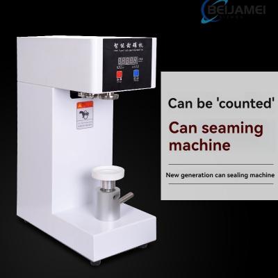 China Semi Automatic Sealing Machine, PET Bottle Can Sealing Machine, Beverage Cup Sealing Machine for sale