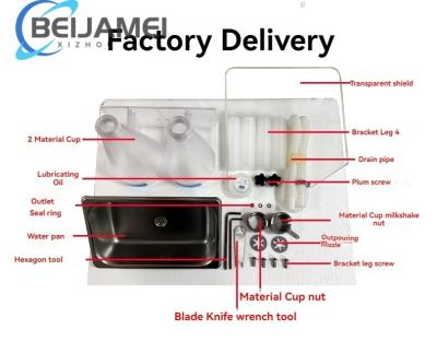 China Milk Tea Shop, Coffee Shop, Commercial Ice Cream Mixer, Yogurt Nut Fruit Ice Cream Mixer for sale