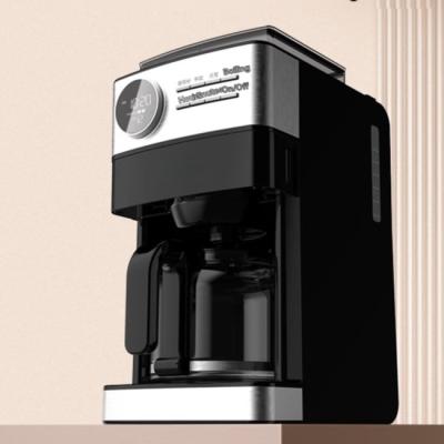 China Office Freshly Ground Beans Brewing Black American Coffee Machine for sale