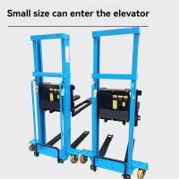 China Electric Truck Mounted Forklift 0.5t1t Manual Push Tool  Loading Unloading Automatic Loading Unloading Hydraulic Stacker for sale