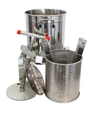 China All Stainless Steel Honey Press 304 Honey Press Small Household Earth Honey Press Beeswax Press for sale