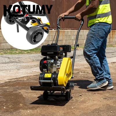 China Gasoline diesel Vibrating Flat Plate Compactor for Asphalt Pavement Foundation Compaction Machine for sale