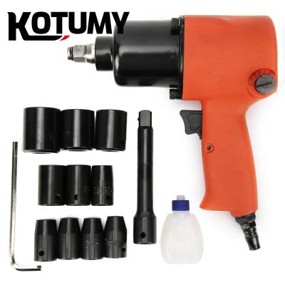 China Pneumatic Wrench Set Industrial Grade 1/2in High Torsion Auto Repairing Air Tools for sale