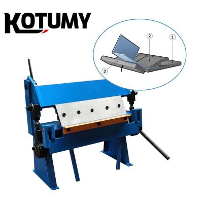 China Manual Sheet Metal Bending Machine Micro Shearing Equipment Hemming Tools for Iron Sheet Folding Machine for sale