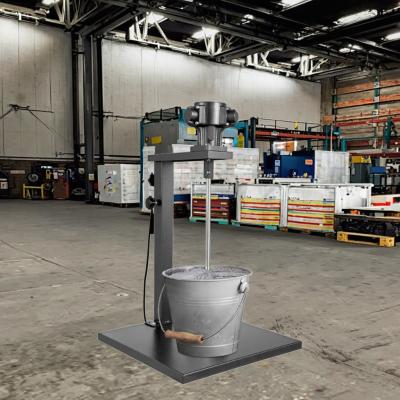 China Automatic Industrial Paint Mixer Machine Stainless Steel Pneumatic Agitator High Efficiency Adjustable Height Safety Stepless for sale