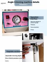 China Woodworking Pneumatic Chamfering Machine, Edge Banding, Door Panel,  Desktop Small Chamfering Machine for sale