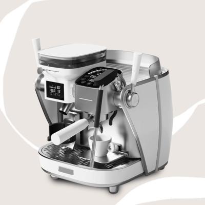 China C-series Grinding Household Double Pump Italian Semi Automatic White Coffee Machine for sale