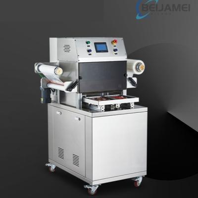 China HT-400 One-out-Two Fully Automatic Film Cutting Machine Vacuum Skin Packaging Machine for sale