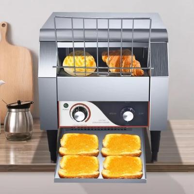 China Automatic Conveyor Belt Toaster Commercial Chain Bread Toaster Restaurant Breakfast Bun Baking Equipment for sale