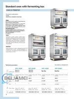 China Multi Functional Cake Bread Baking Gas Oven Wake-up Combination for sale