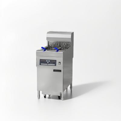 China Filter Oil Return Fryer, Vertical Single Double Cylinder Intelligent Timed Fryer for sale