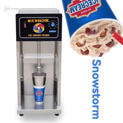 China Ice cream mixer, storm pouring cup, no sprinkling fancy ice cream machine for sale
