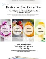 China Ice Frying Machine Small Ice Frying Machine Yogurt Machine for sale