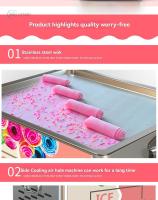 China Ice Frying Machine Small Ice Frying Machine Yogurt Machine for sale