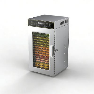 China Smart Air Drying Food Dehydrator Color Touch Screen Household Fruit Vegetable Dryer for sale