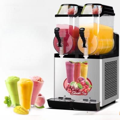 China Multi-Cylinder Automatic Slush Machine Commercial Household Smoothie Cold Drink Beverage Maker for sale