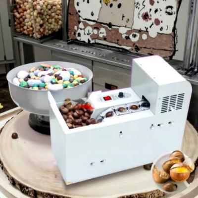 China Fully Automatic Commercial Chestnut Opening Machine With Adjustable Single & Double Chain Cutting for sale