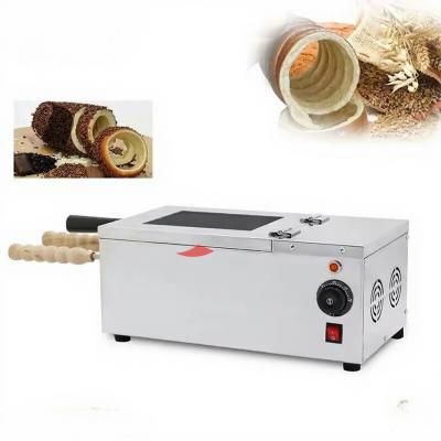 China New Single Double Layer Horizontal Stainless Steel Electric Toaster Roll Machine Portable Touch Control For Bread Flour Cake for sale