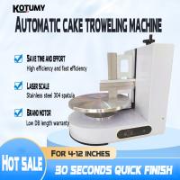 China Portable Cake Smoothing Coating Machine Cake Icing Machine Cake Decorating Daubing Machine Smearing for sale