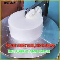 China Portable Cake Smoothing Coating Machine Cake Icing Machine Cake Decorating Daubing Machine Smearing for sale