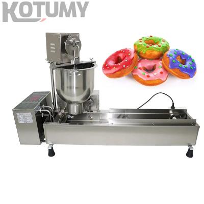 China Commercial Automatic 3KW Donut Maker Machine 500pcs/h Snack Equipment for Bakery Doughnut Production for sale