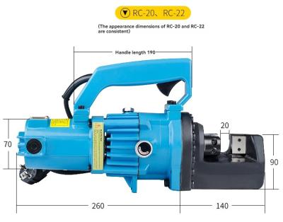 China Automatic Hydraulic Steel Bar Cutting Machine And Steel Rope Cutting Tool for sale