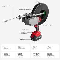 China Industrial Electric Concealed Conduit Threading Machine, Electrical Battery Powered Threading Machine for sale