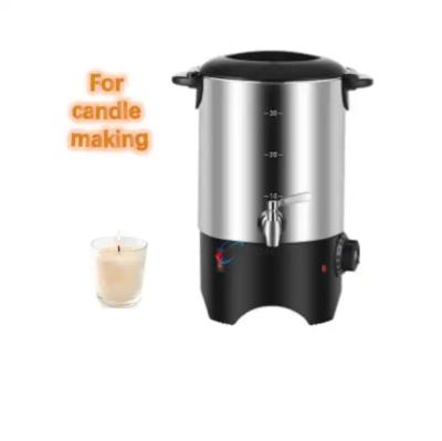 China Stainless Steel Candle Making Machine 5L Electric Wax Melting Pot With Temperature Control Wax Melter for sale