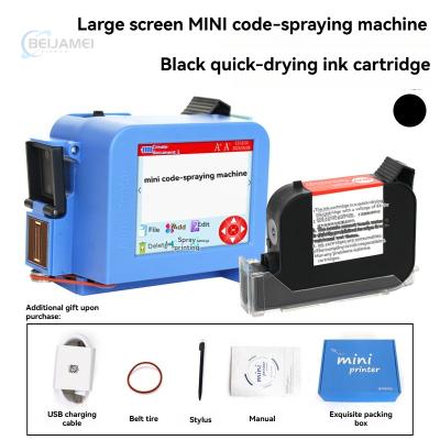China Mini HD Coding Machine Food Bag/Bottle Cap Production Date Inkjet Printer for sale