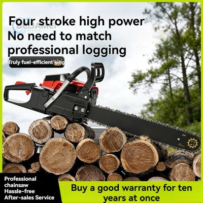 China Handheld 2 Stroke 58cc Gasoline Saw Machine For Garden Pruning & Tree Cutting Woodworking Machinery for sale