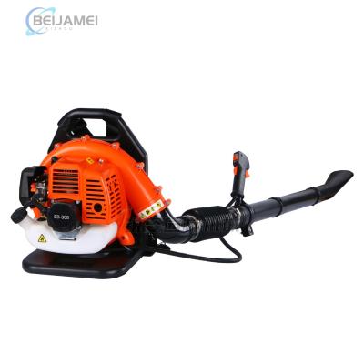 China Backpack Leaf Blower Gas Powered 42CC 4-Stroke Backpack Gas Powered Leaf Blower Air Cooling Gasoline Backpack Grass Blower for sale