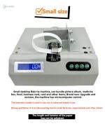 China Semi-auto Banding Machine Mini Binding Machine Automatic Paper Tape Strapping Machine Cross Binding Machine for sale