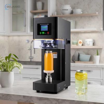 China Automatic Non Rotating Can Sealing Machine Type Commercial Can Sealing Machine Sealing Aluminum Lids of Beverage Pet Cans for sale