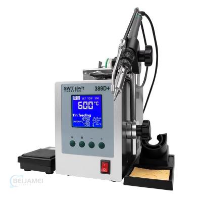 China Automatic Soldering Machine 250W 220V Motor Ceramic Heating Tin Multi-Plug Foot Pedal Constant Temperature for sale