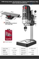 China Industrial-grade High-precision Bench Drilling Machine Multifunctional Drilling Milling Workbench for sale