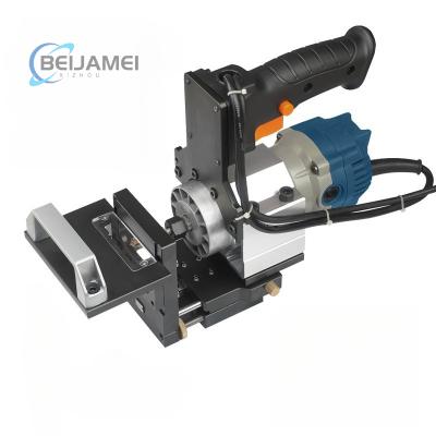 China Electric Wood Router Tool 2 in 1 Linear Guide Slotting Machine Adjustable Trimmer Bracket For Workshop for sale